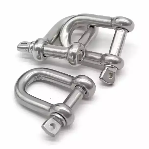 Rigging Hardware Forging Parts Us Type G210 G209 G2150 G2130 Die Forging Marine Stainless Steel Forged Chain Lifting Shackle D Shackle Bow Shackle