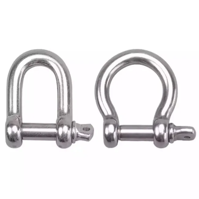 Rigging Hardware Forging Parts Us Type G210 G209 G2150 G2130 Die Forging Marine Stainless Steel Forged Chain Lifting Shackle D Shackle Bow Shackle