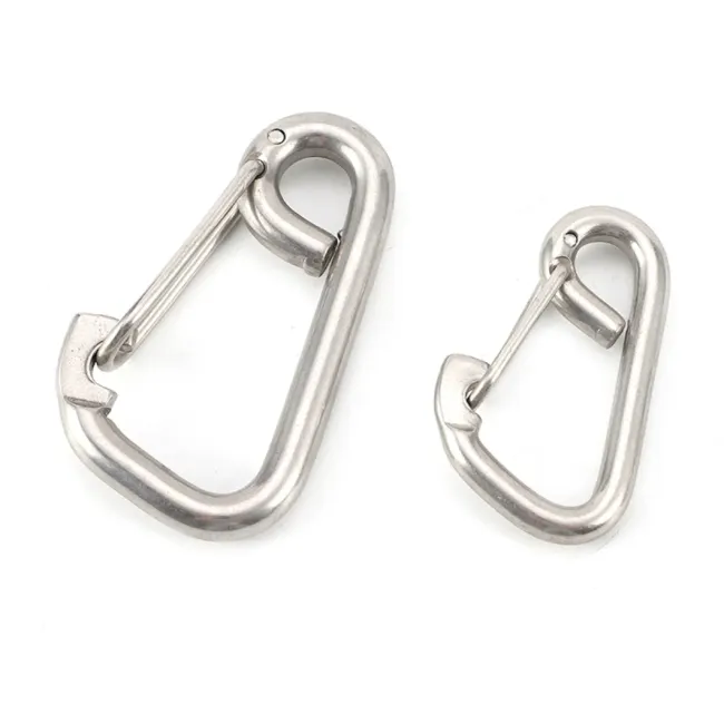 304 Stainless Steel Simple Spring Hook Rigging Hardware Fitting