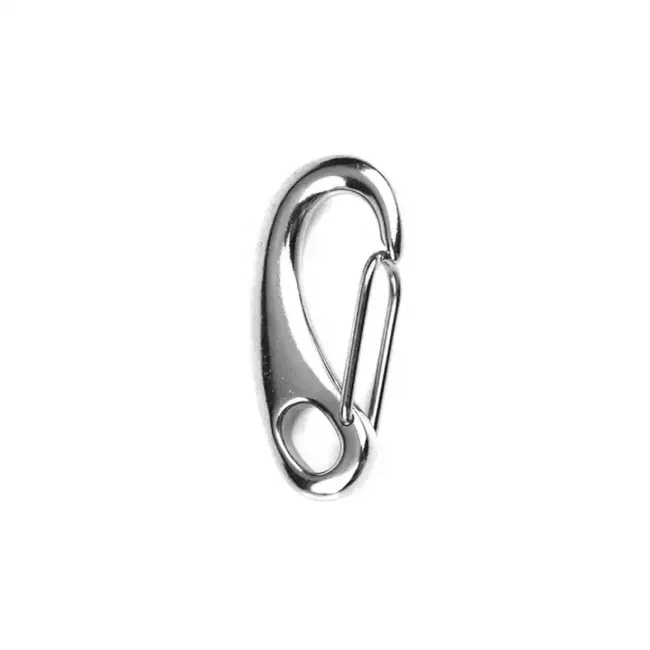 Customized Stainless Steel Egg Shaped Spring Clip Hook