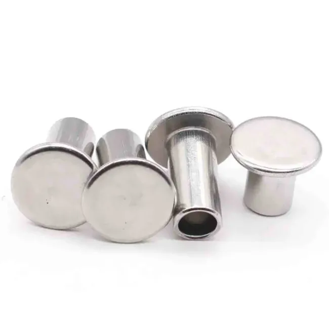 Stainless Steel Flat Head Half Rivet DIN6792
