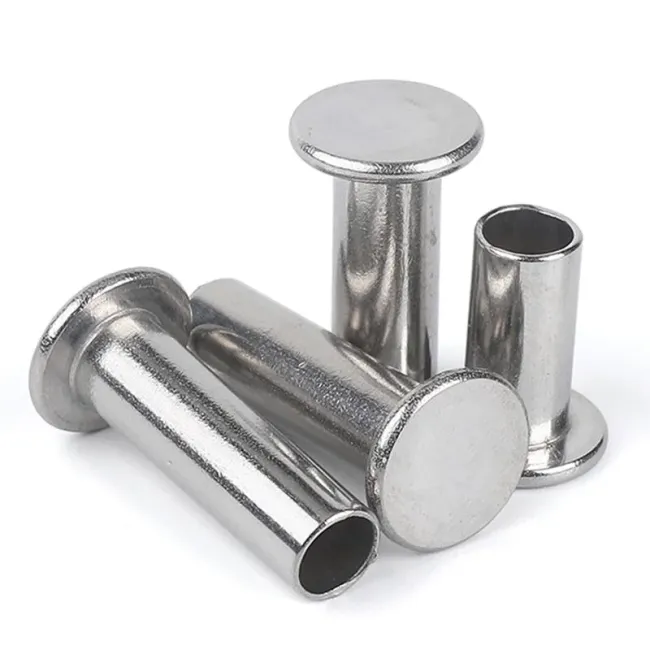 Stainless Steel Flat Head Half Rivet DIN6792