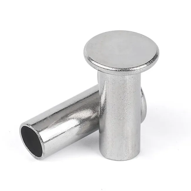 Stainless Steel Flat Head Half Rivet DIN6792