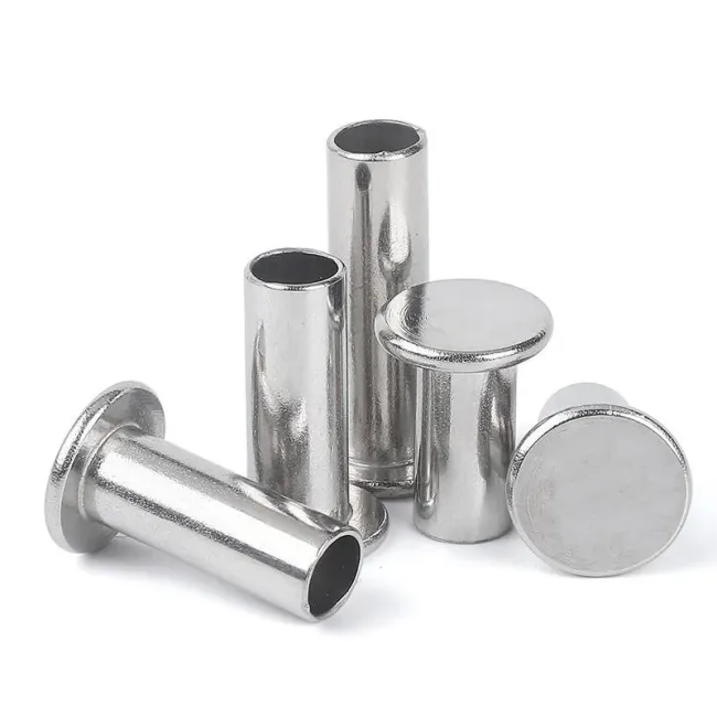 Stainless Steel Flat Head Half Rivet DIN6792
