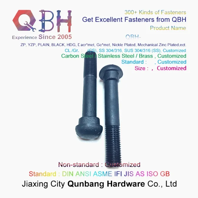 Carbon Steel Neck Track Bolts ASME/ANSI B18.10