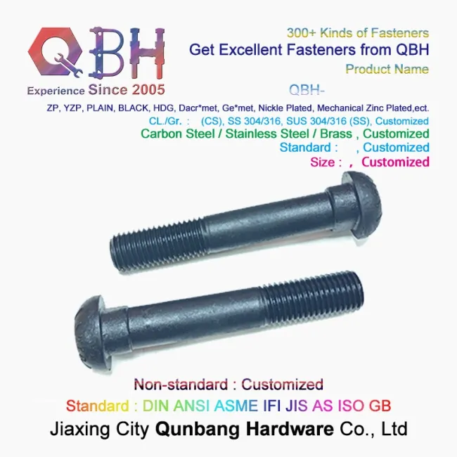 Carbon Steel Neck Track Bolts ASME/ANSI B18.10