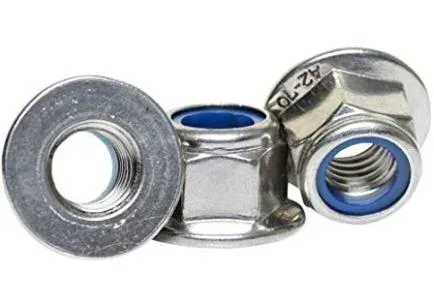 DIN6926 Non-Metallic Insert Prevailing Torque Type Hexagon Flange Nyolon Lock Nuts