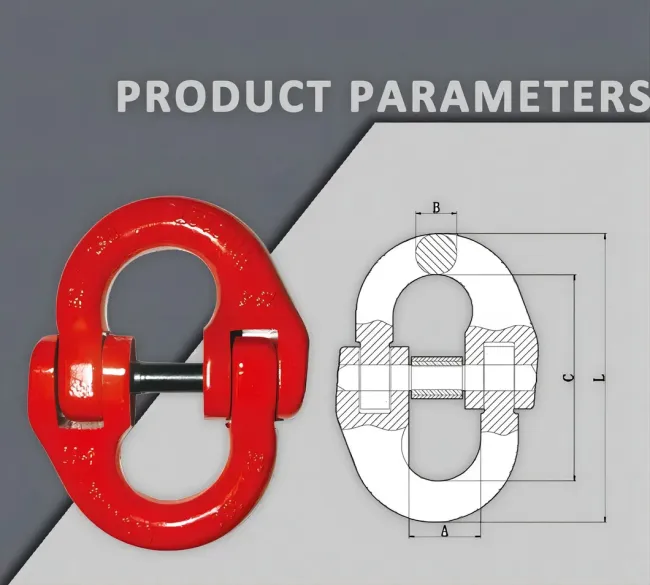 G80 Alloy Steel Hammerlock Coupling Link Connecting Link Painted Finish