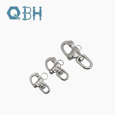 China Spring Swivel Eye Snap Shackles Loop Type Hot Galvanizing for sale