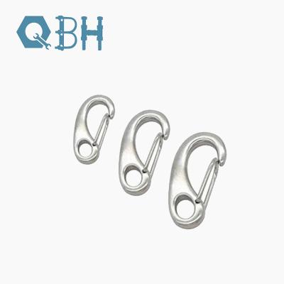 China Customized HDG Egg Shaped Spring Clip Hook Stainless Steel 304 38mm for sale