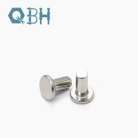 China DIN661 Oval Solid Rivets / Solid Round Head Rivet Cold Forging for sale