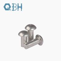 China DIN661 Oval Solid Rivets / Solid Round Head Rivet Cold Forging for sale