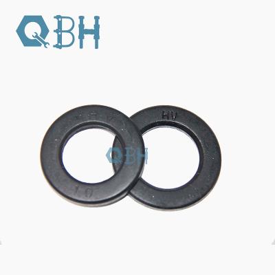 China Black High Strength Carbon Steel Flat Washer EN14399-6 Grade 10 for sale
