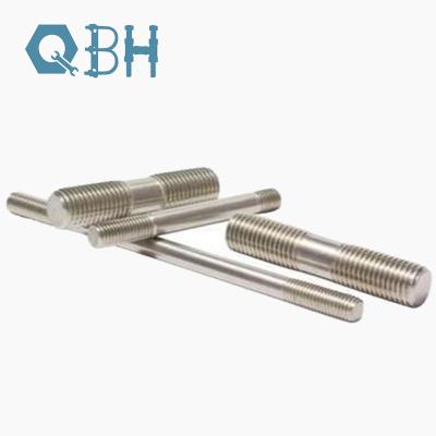 China DIN938 Stainless Steel Dual Two Sides Heads Double End Threaded Thread Rod Stud for sale