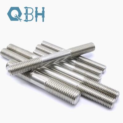 China DIN938 Stainless Steel Dual Two Sides Heads Double End Threaded Thread Rod Stud for sale
