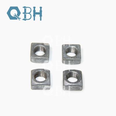 China DIN 557 Square Carbon Steel Nut 1/2 To 1-1/2 Size for sale