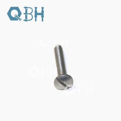 중국 DIN964 스테인리스 스틸 슬롯이 들어올린 카운터 수크 타원형 헤드 스크루 판매용