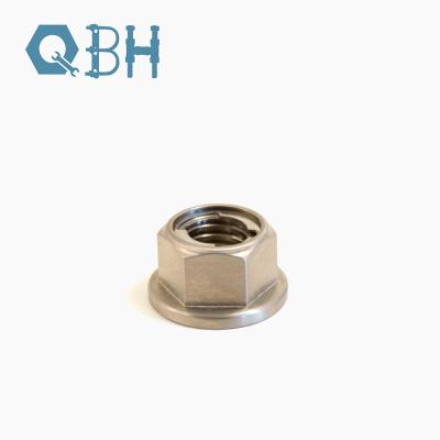 China DIN6927 Prevailing Torque Type All-Metal Lock Plate Hexagon Flange Lock Nuts for sale