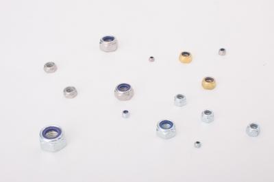 China Nylon lockDIN 982 - Prevailing torque nuts with nonmetalic insert  M6-M24 class 6 class 8 class 10  ZP YZP COLOR for sale