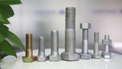 Cina Sfortuna d'acciaio Bolt del NERO ZP di HDG YZP della testa esagonale di ASTM A490 in vendita