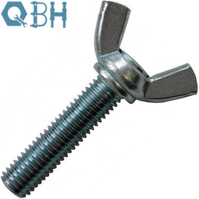 Cina Acciaio al carbonio o BACCANO d'ottone 316 Wing Screws With Rounded Wings in vendita