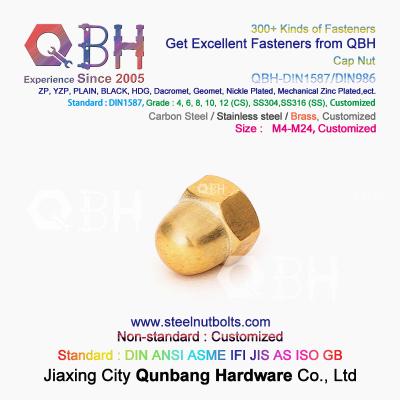 Cina Carbonio di Qbh M4-M24/acciaio inossidabile/controdado al nichel zinco blu giallo d'ottone/lega/del rame pianura del nero del ricambio auto del cappuccio della ghianda in vendita
