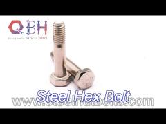 O parafuso de aço inoxidável do hexágono 304 316 Din933 parafusa a especificação personalizada