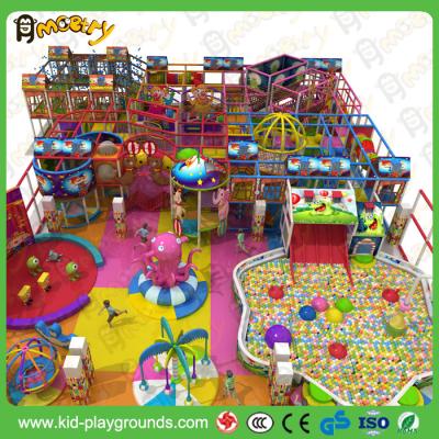 China Professional Kids Sports Indoor Play Equipment with Tube Slide and big ball pool for  KFC for sale