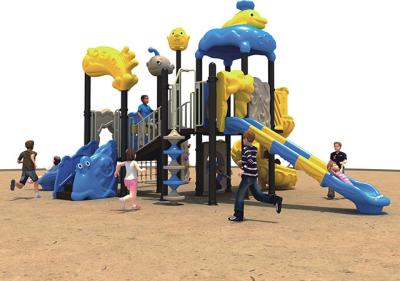 China Ocean Outdoor Playground with Slide Game Toy, Amusement Park Equipment for sale