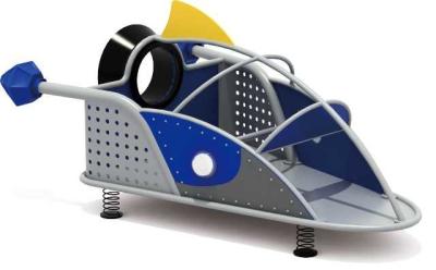 China Plastic Slide Kids Toy Air Plane Equipment Outdoor Children Playground for sale