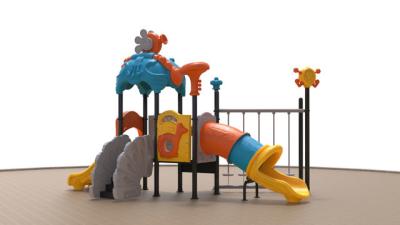 China Moetry Children Outdoor Playground Slide And Swing Equipment for sale