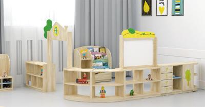China Eco-friendly High Quality Kindergarten Preschool Montessori Wooden School Furniture for Daycare center for sale