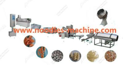 China High Capacity  Full Stainless Steel Electric Pasta Production Line With Different Shapes for sale