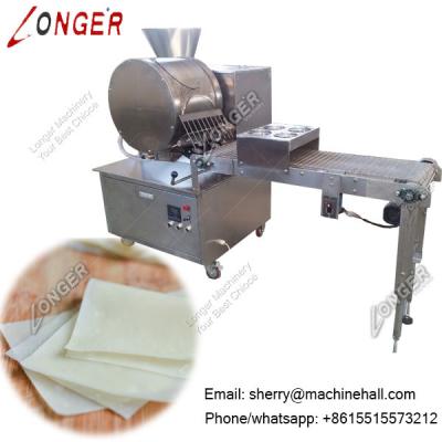 China Electric Spring Roll Sheet Maker, Samosa Pastry Sheet Making Machine for sale