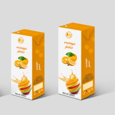 Cina UNIPACK Chinese Manufacturer Supply Customized Juice Paper box for Juice in vendita
