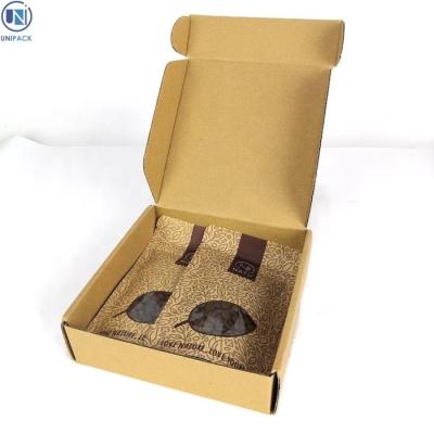 Cina Unipack  Box Custom Wholesale Custom Logo Cardboard Mailbox Lightweight Custom Neutral Size Box in vendita
