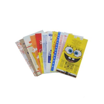 Cina Custom Printing Food Grade Kraft Paper Microwave Popcorn Bags in vendita