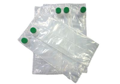 Cina Customized BIB bag in box grain and oil high barrier vavle nozzle drinking water aseptic packaging bag in vendita