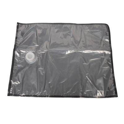 Cina UNIPACK transparent plastic flexible packaging aseptic button lid egg liquid bib bag in box in vendita