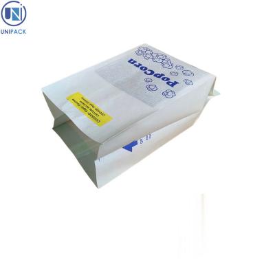 Cina Disposable Microwave Popcorn Bag  Food Packaging UPMPW-001 Heat Seal in vendita