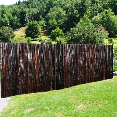 China 150x180cm Bamboo Roll Fencing Trellis Balcony Backyard Decorative Bamboo Fence for sale
