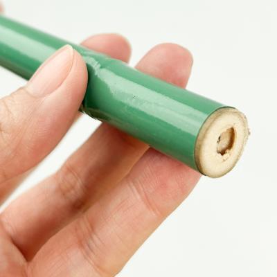 China Plastic Coated Natural Raw Bamboo Poles For Tomatoes Trees Plant Stakes Supports for sale