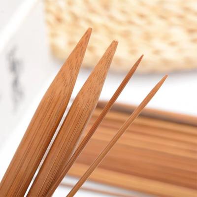 China grupo de bambu circular de bambu das agulhas de crochê das agulhas de confecção de malhas 12pcs à venda