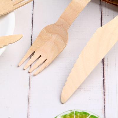 China Disposable Bamboo Cutlery Bamboo Dinnerware and Cutlery Set Travel Tableware for sale