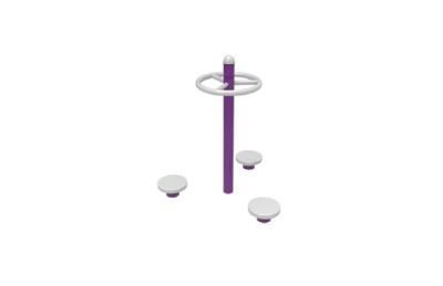 China 3-person waist twister outdoor fitness equipment for sale