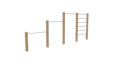 China wall bars combination outdoor fitness equipment for sale
