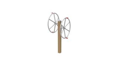 China wpc rotating wheel outdoor fitness equipment for sale