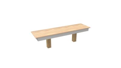 China wpc flat bench  outdoor fitness equipment for sale