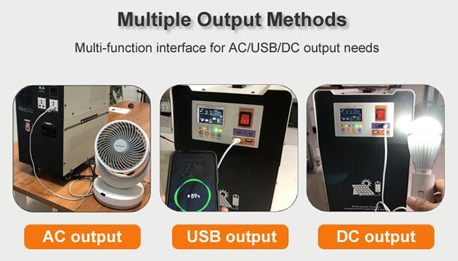 3KW Portable Solar Power System With Lithium Battery 1