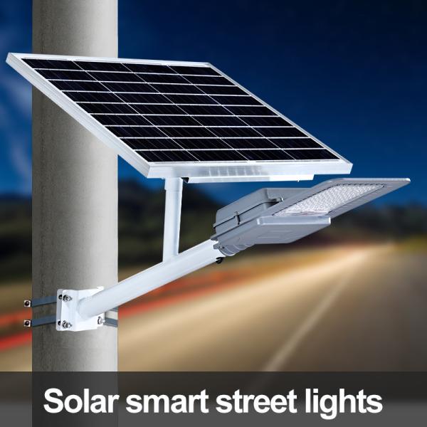 Quality Automatic Solar Smart Street Light IP65 Waterproof High Lumen Remote Control for sale